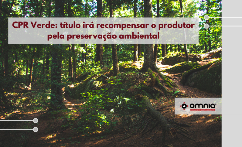 CPR Verde: título irá recompensar o produtor pela preservação ambiental ...