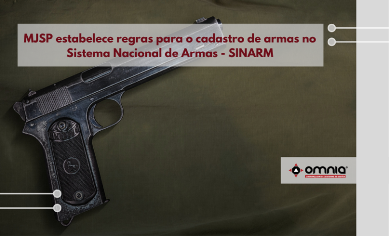MJSP estabelece regras para o cadastro de armas no Sistema Nacional de ...